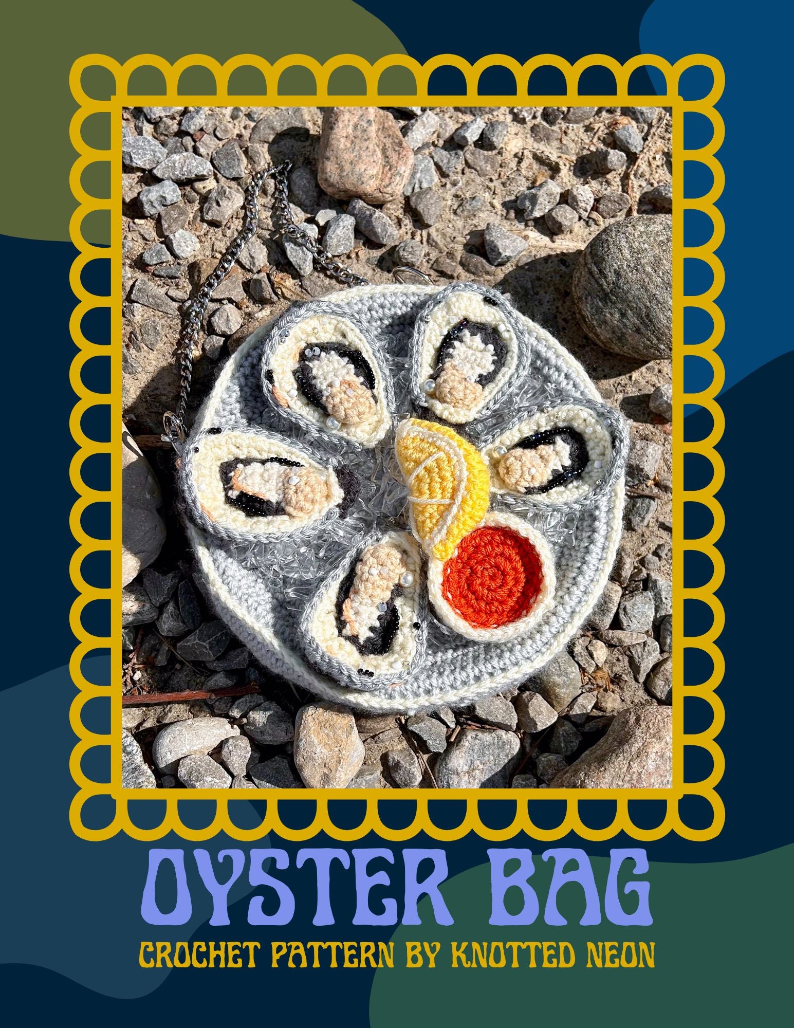 Oyster Bag Crochet Pattern – Knotted Neon
